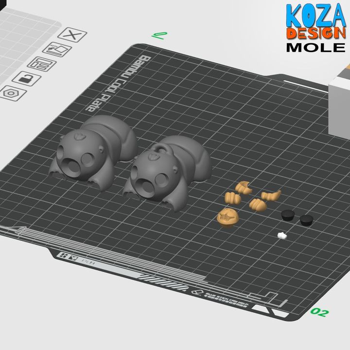 3D Printable MOLE by Koza Design